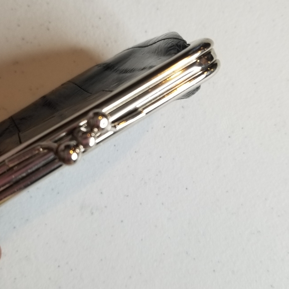 Lee Sands | Bags | Lee Sands Vintage Eelskin Double Kiss Lock Coin ...